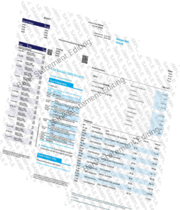 Bank Statement Edit | Bank Statements Edit | Edit Bank Statement